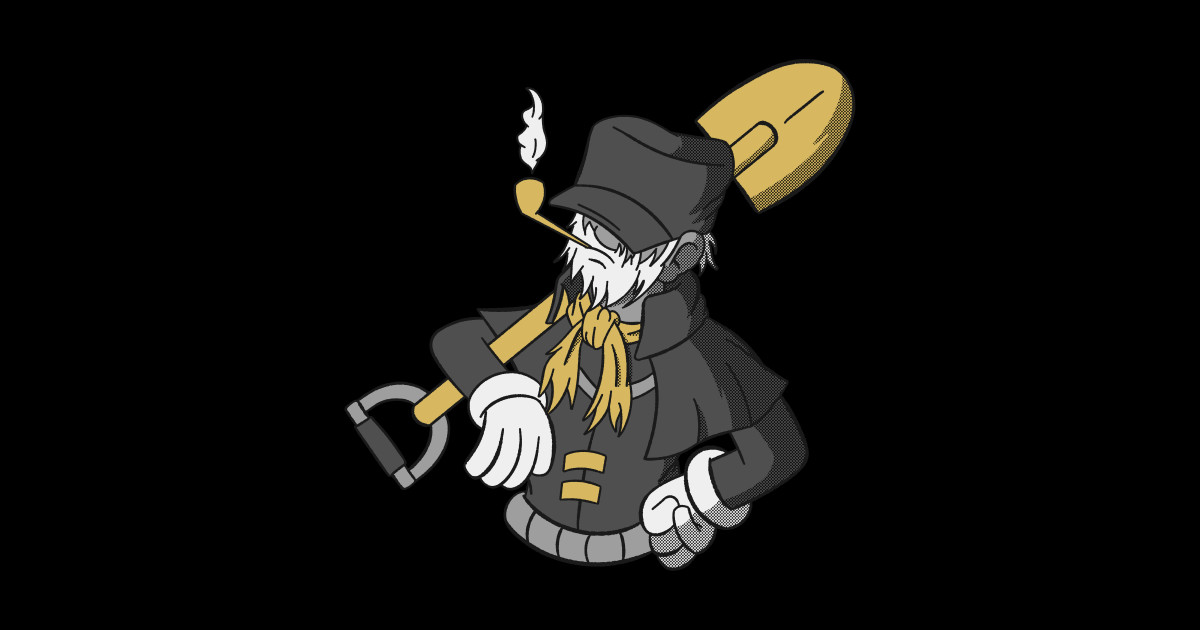 Graveyard Shift Old School Grave Keeper - Graveyard Shift - Sticker ...