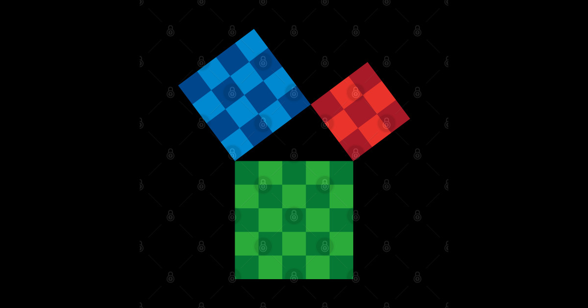 Math Pythagorean Theorem - Math Pythagorean Law - Sticker | TeePublic