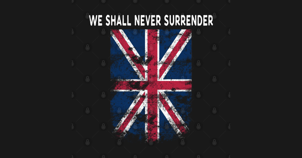 Never surrender - England - T-Shirt | TeePublic