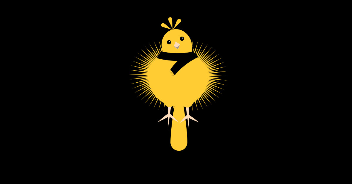 Little Yellow Bird - Bird - Sticker | TeePublic