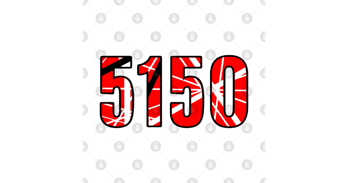 5150 red rocker - Sammy Hagar - T-Shirt | TeePublic