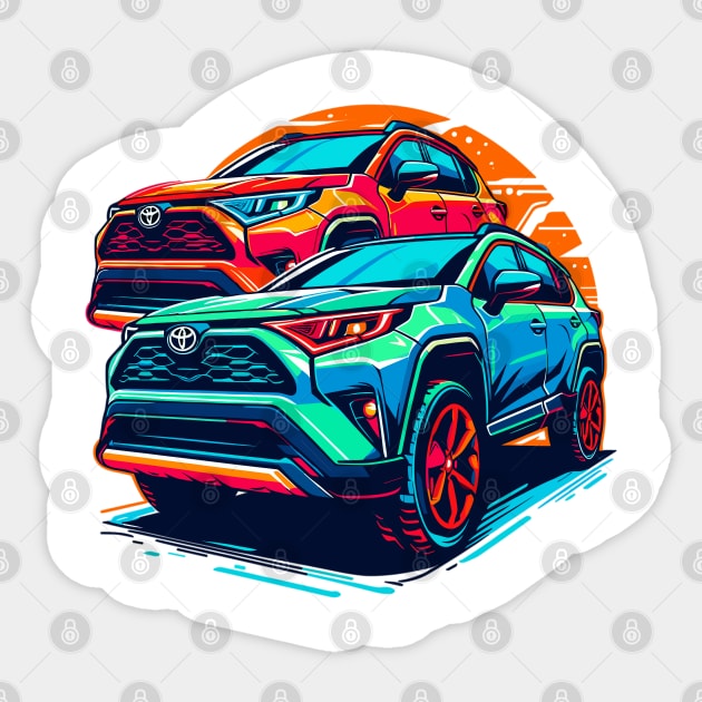 Toyota RAV4 - Toyota - Sticker | TeePublic