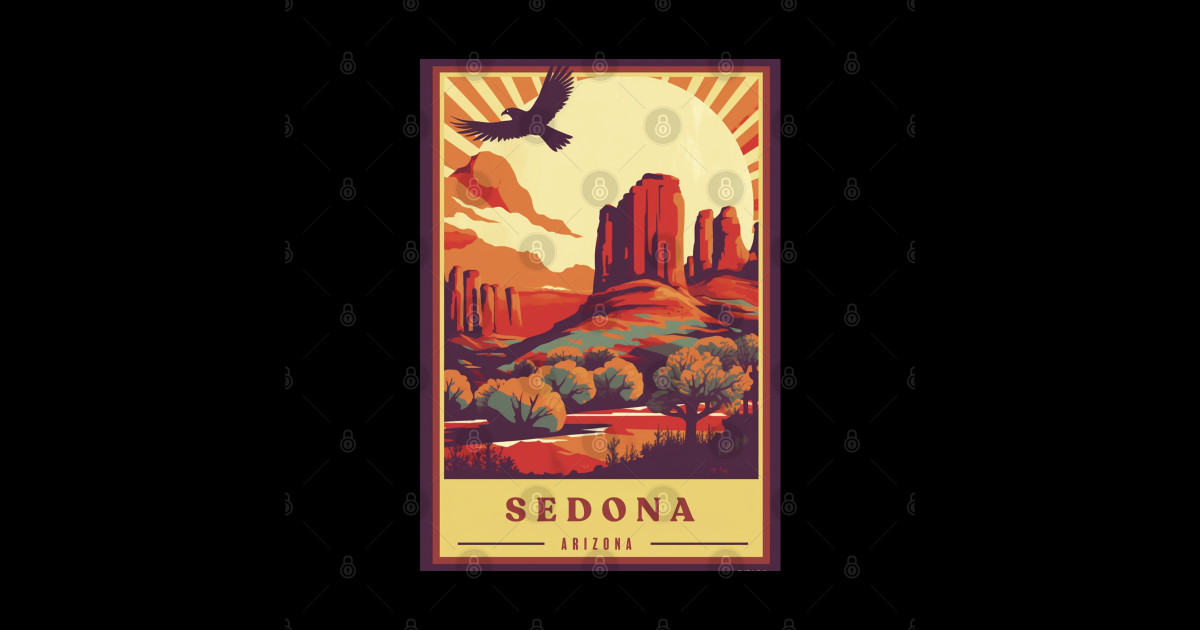 Sedona, Arizona - Sedona - Sticker | TeePublic