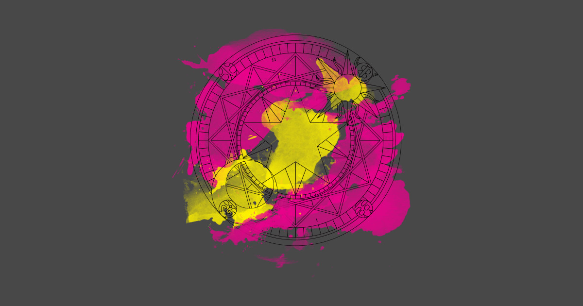 Magical Girl Circle Splatter - Manga - T-Shirt | TeePublic