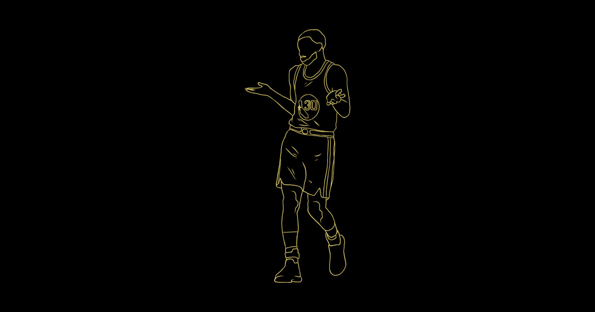Steph Curry Shrug Neon - Steph Curry - T-Shirt | TeePublic