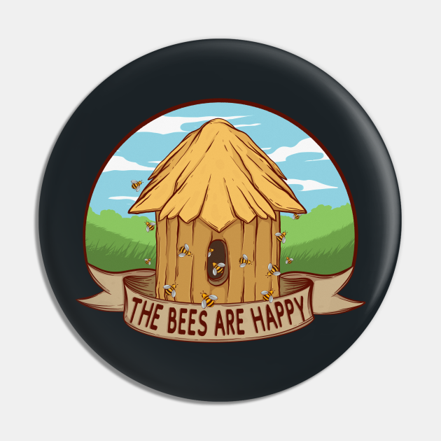 Valheim The Bees Are Happy Valheim Pin Teepublic