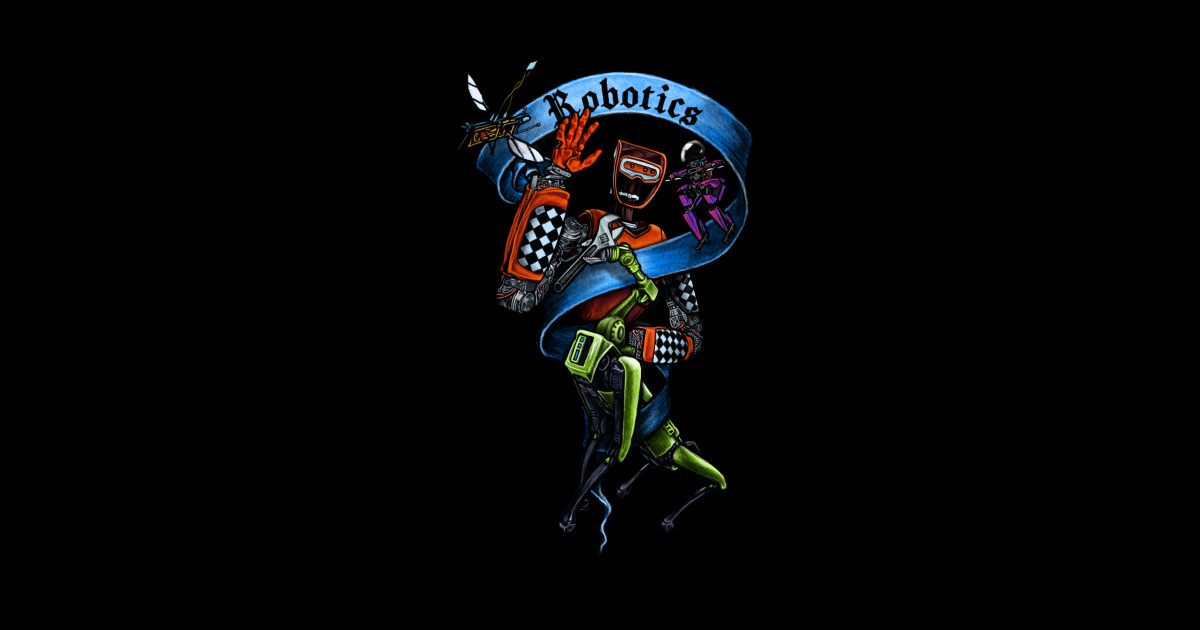 Robotics Nerd Banner - Robotics - Sticker | TeePublic