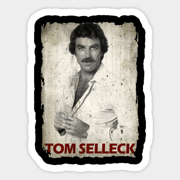 Tom Selleck - Tom Selleck - Sticker | TeePublic