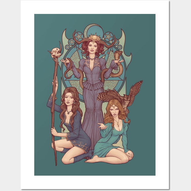 Coven of Three - Witchcraft - Posters and Art Prints | TeePublic