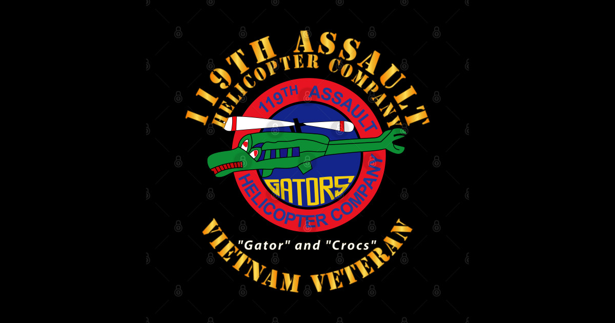 119th Assault Helicopter Company - SSI - Gator and Crocs X 300 - 119th ...