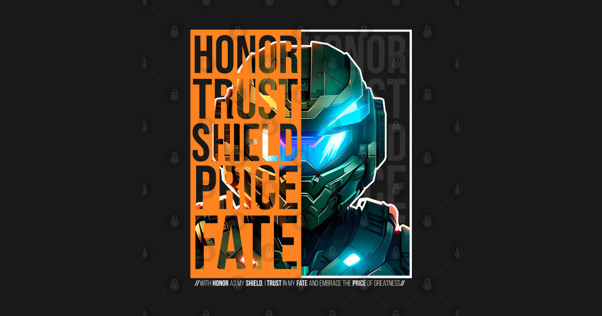 Halo game quotes - Master chief - Spartan 117 - Half black v2 - Unsc ...