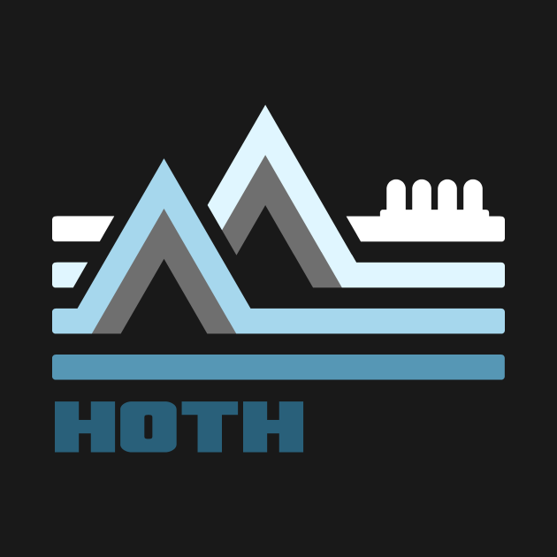 Hoth Retro Logo - Star Wars - T-Shirt | TeePublic