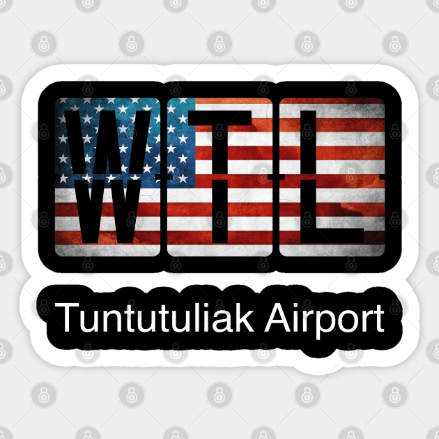 WTL Tuntutuliak Airport - Airport - Sticker | TeePublic