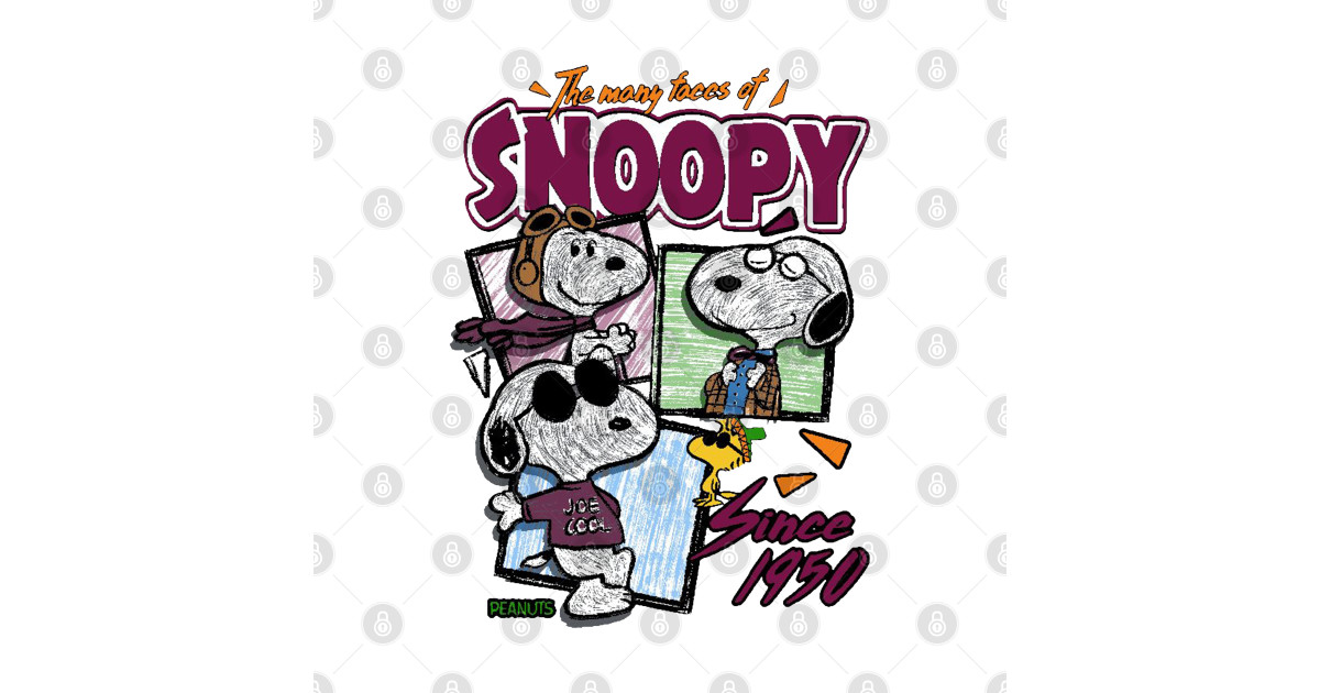 Snoopy and Woodstock Classic Pose - Snoopy - T-Shirt | TeePublic