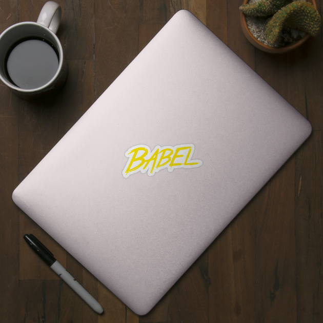 Babel JS logo - Babel - Sticker | TeePublic