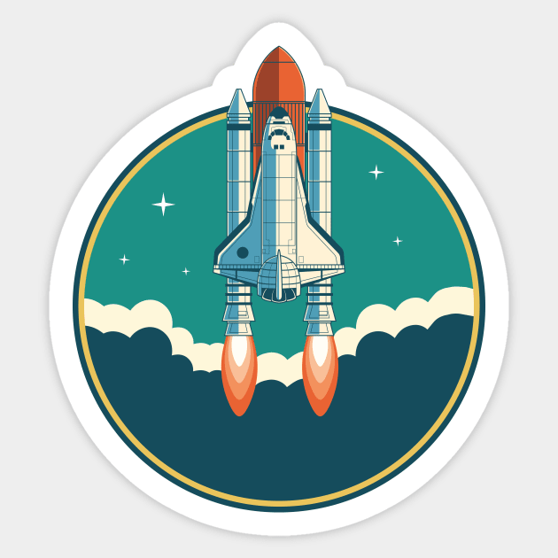 space shuttle logo design