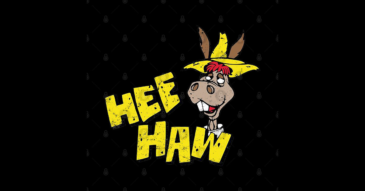 Hee Haw - Hee Haw - Sticker | TeePublic