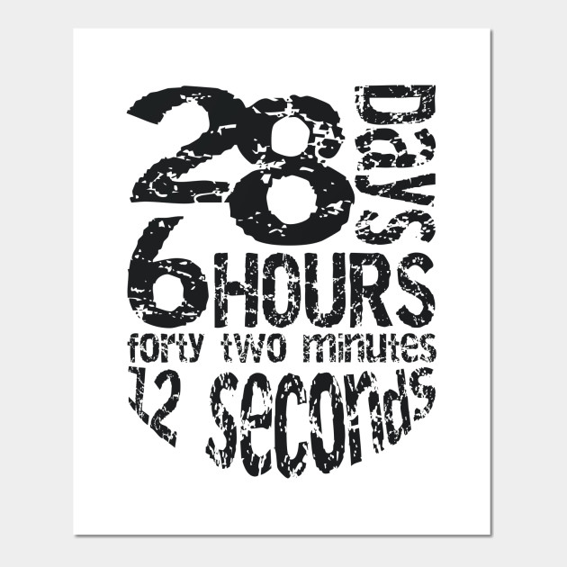 28 days 6 hours 42 minutes 12 seconds - Darko - Posters and Art Prints ...