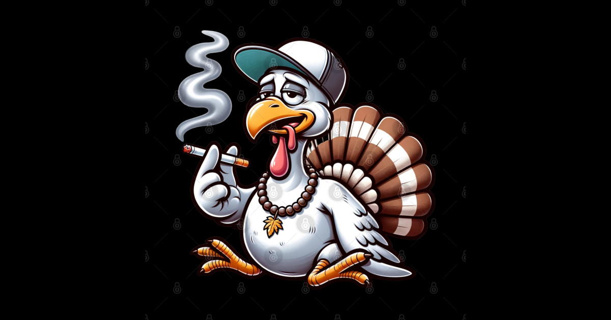 Smoking Turkey | Turkey Smoking a Cigarette | Funny Thanksgiving ...