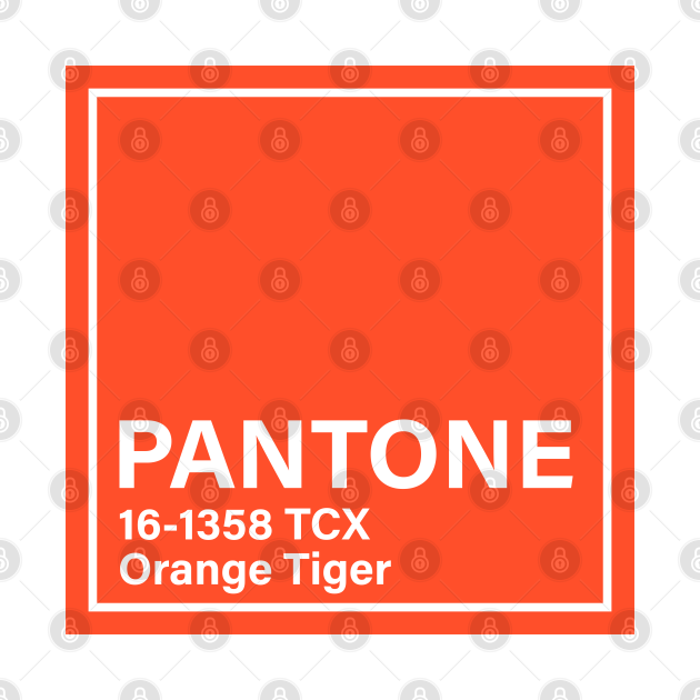 PANTONE 16-1358 TCX Orange Tiger, orange color - Pantone 16 1358 Tcx ...