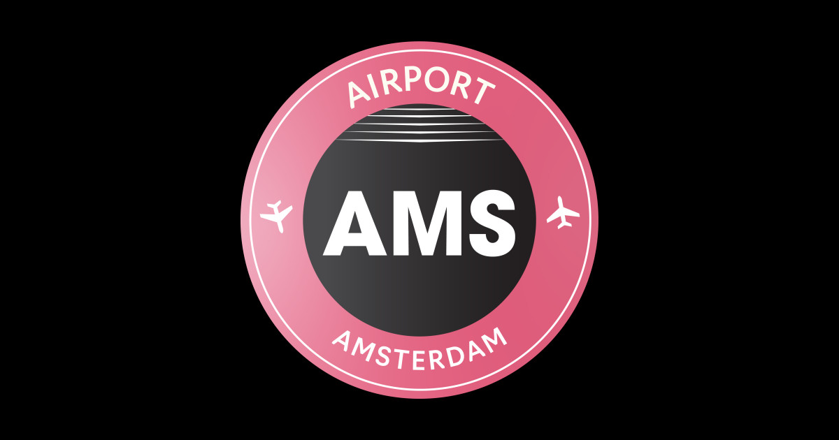 AMS code - Amsterdam - Sticker | TeePublic