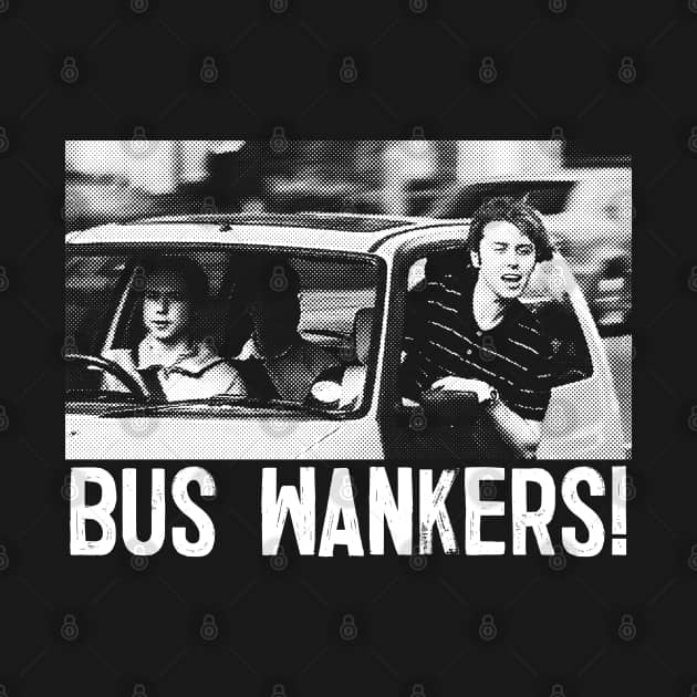 Bus Wankers / Inbetweeners Fan Art - Inbetweener Gifts - T-Shirt ...
