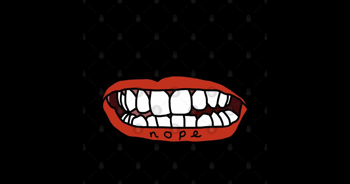 Read My Lips Nope Funny Face - Graphic - T-Shirt | TeePublic