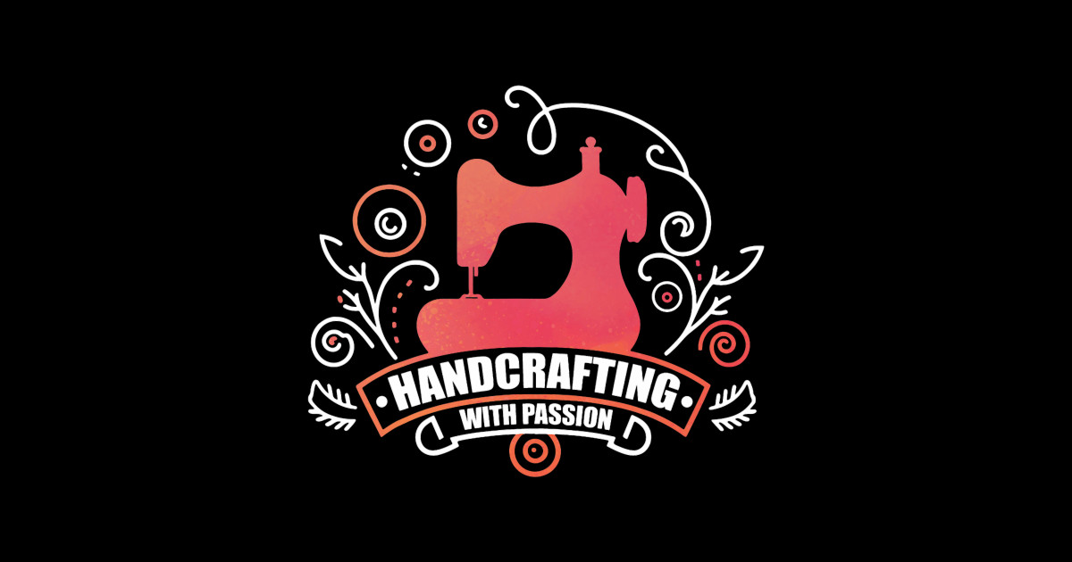 Handcrafting With Passion Sewing Of Lovable Illustration - Sewing ...