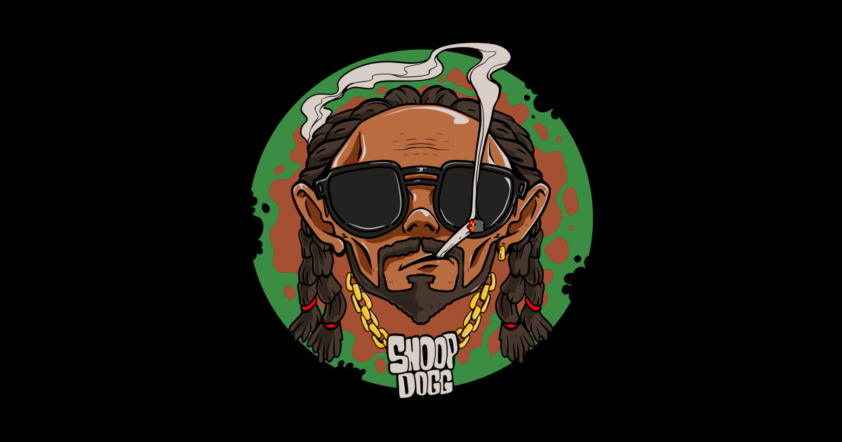 snoop dogg cartoon - Snoop Dogg - Sticker | TeePublic