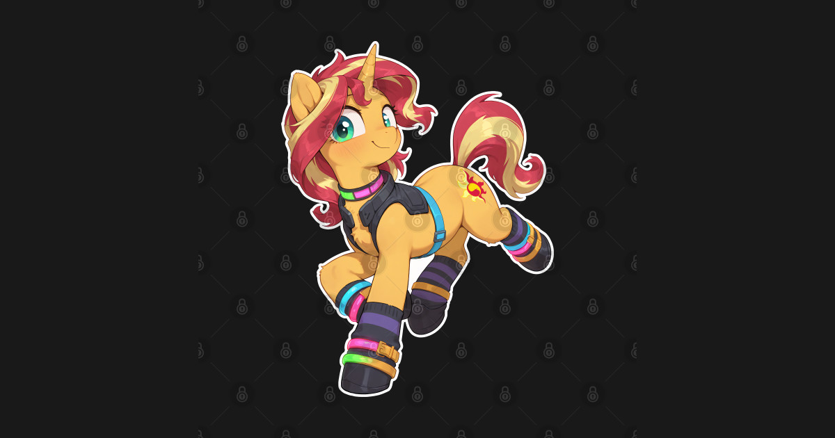 Cyberpunk My Little Pony - Sunset Shimmer - Sunset Shimmer - T-Shirt ...