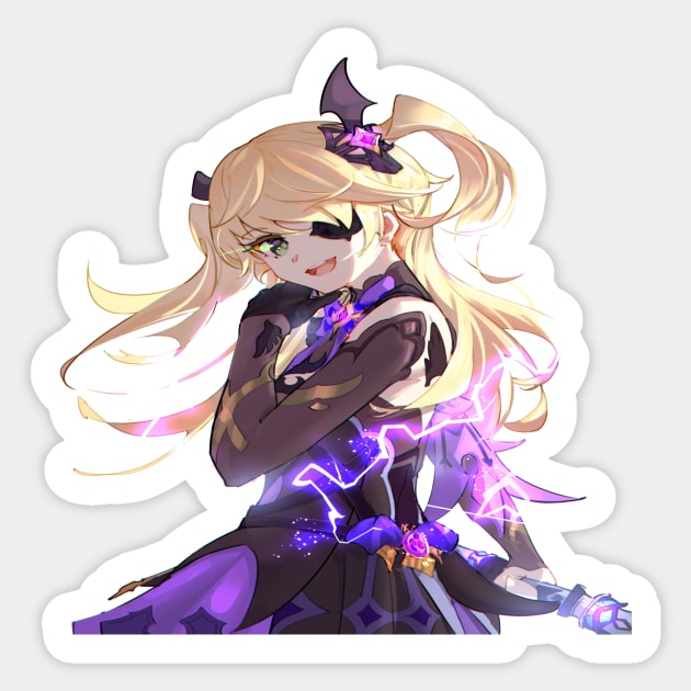 Fischl Genshin Impact - Fischl Genshin Impact - Sticker | TeePublic