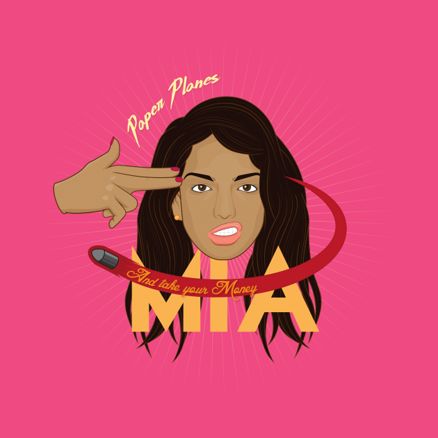 Paper Planes M I A Mia T Shirt TeePublic paper-planes-m-i-a-mia-t-shirt-teepublic