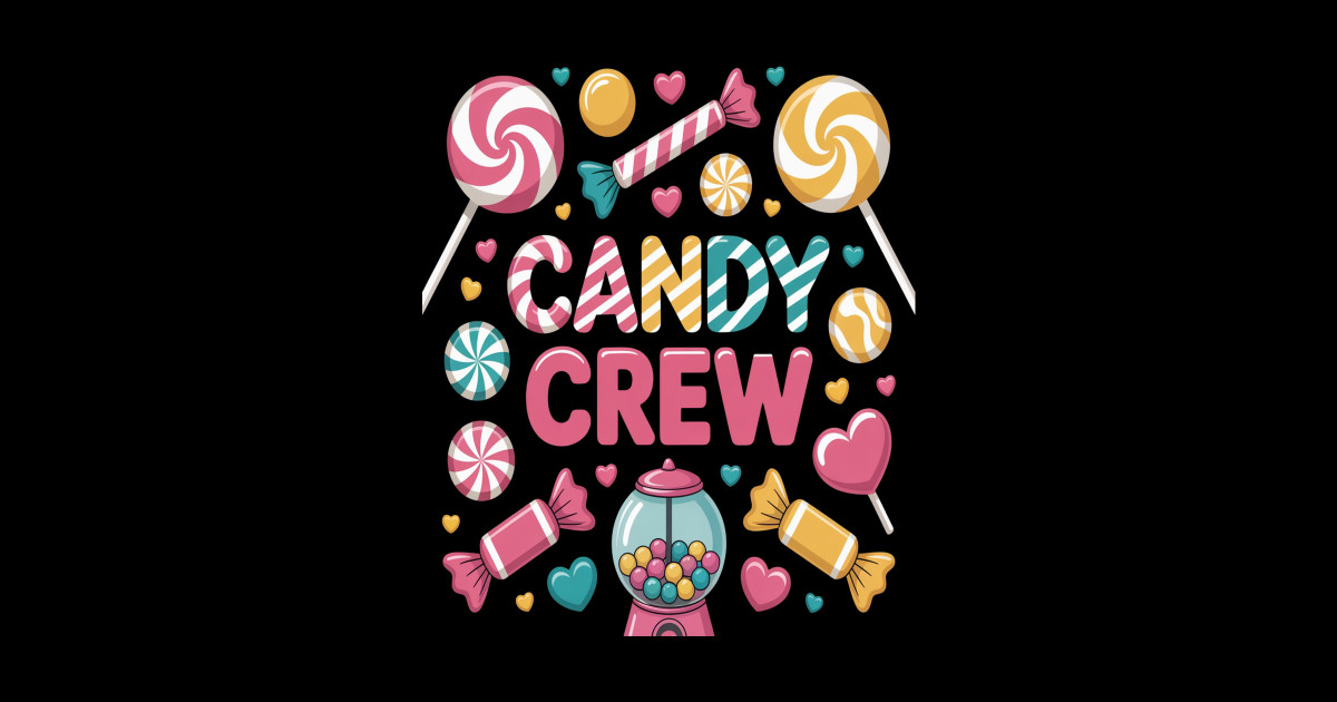 Candy Land Candy Crew Decorations Sweetie Candy Squad Party - Candy ...