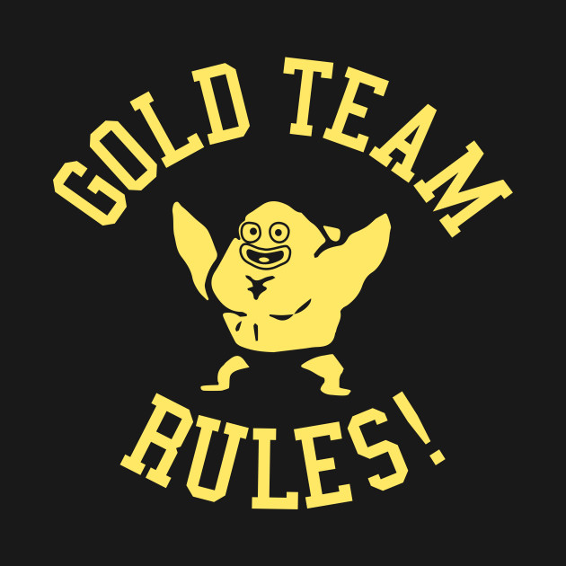 Gold Team Rules! - Spongebob - T-Shirt | TeePublic