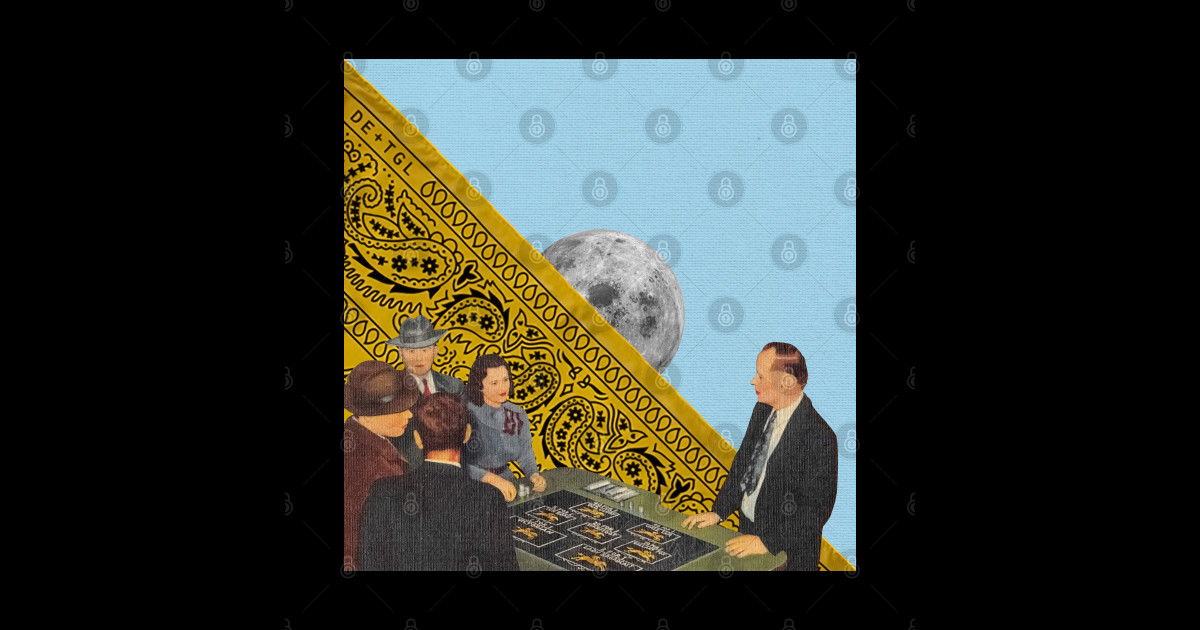 Games For May - Surreal/Collage Art - Surreal - Sticker | TeePublic