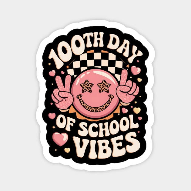 100th Day of School Cute Groovy 100 Days of School Kid - School ...