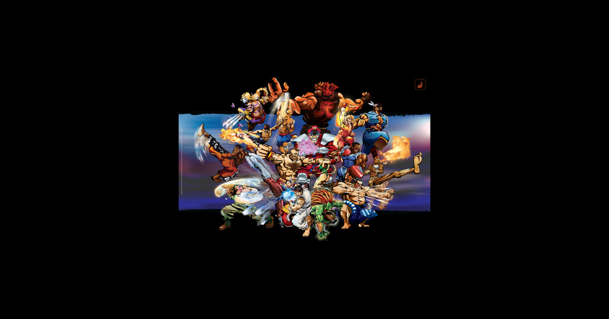 The SF2 Mixtape Vol. 1 - Streetfighter - Sticker | TeePublic