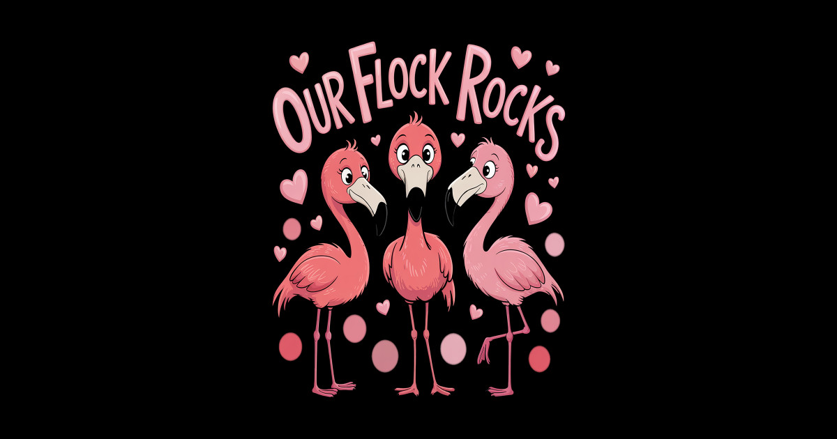 Our Flock Rocks Family Flamingo Matching Summer Vacation - Our Flock ...