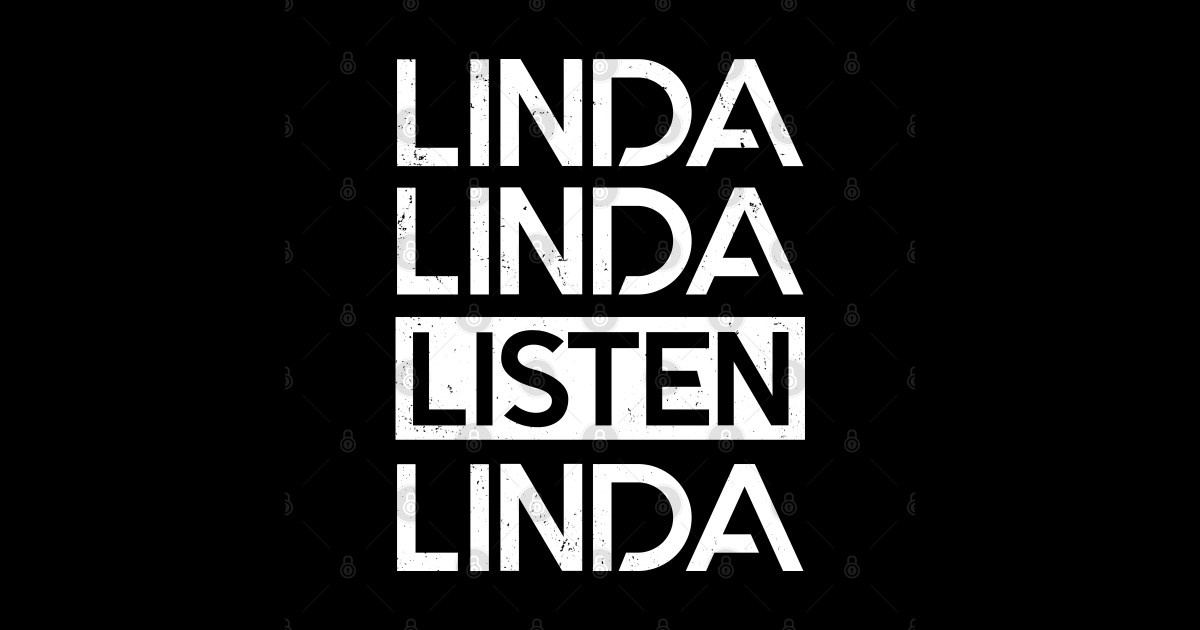 Lind Linda Listen - Linda Listen - Sticker | TeePublic