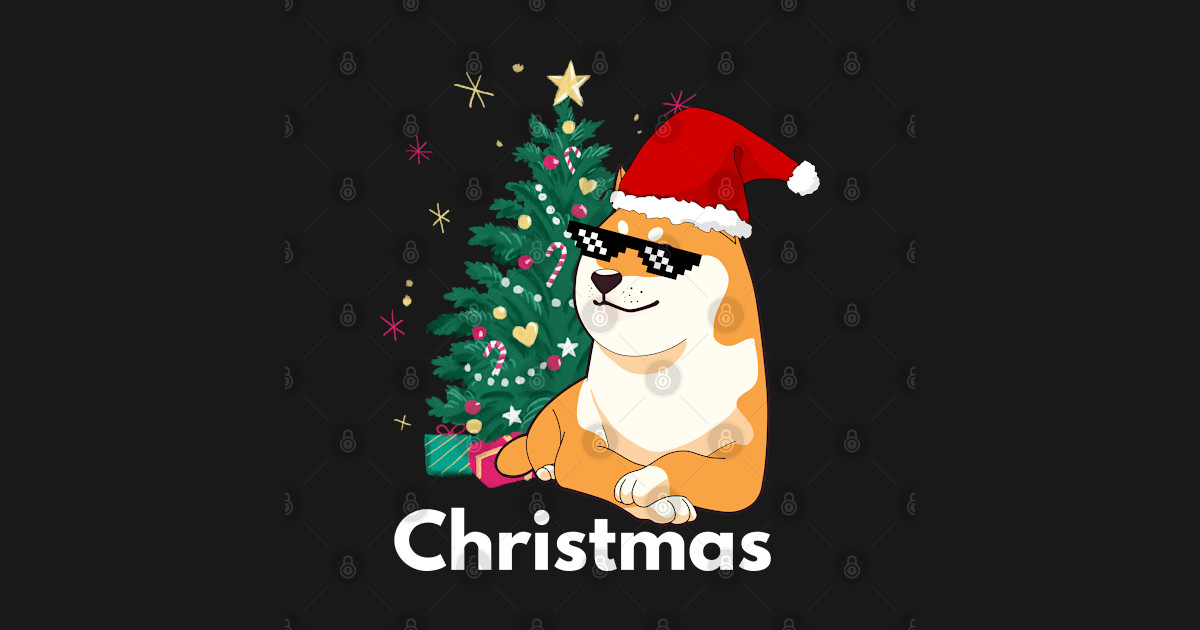 Doge Christmas - Doge - T-Shirt | TeePublic