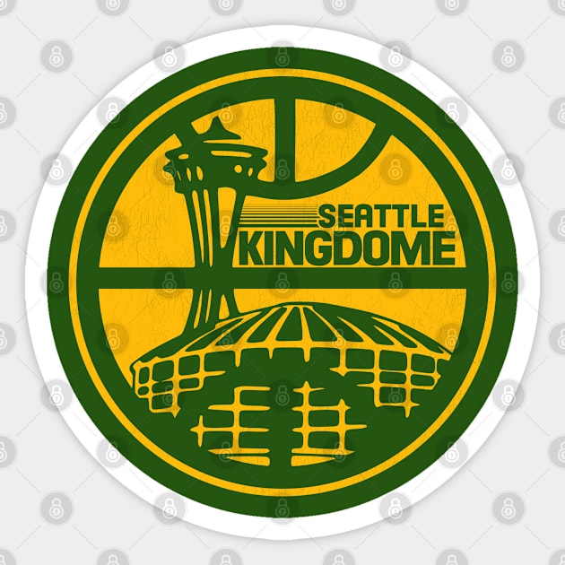 The Seattle Kingdome - Defunct Supersonics Stadium - Basketball ...