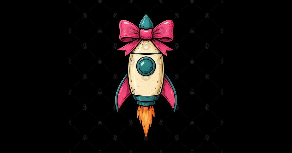 Coquette Bow Space Rocket Space Shuttle Spaceship Ribbon Mom - Coquette ...