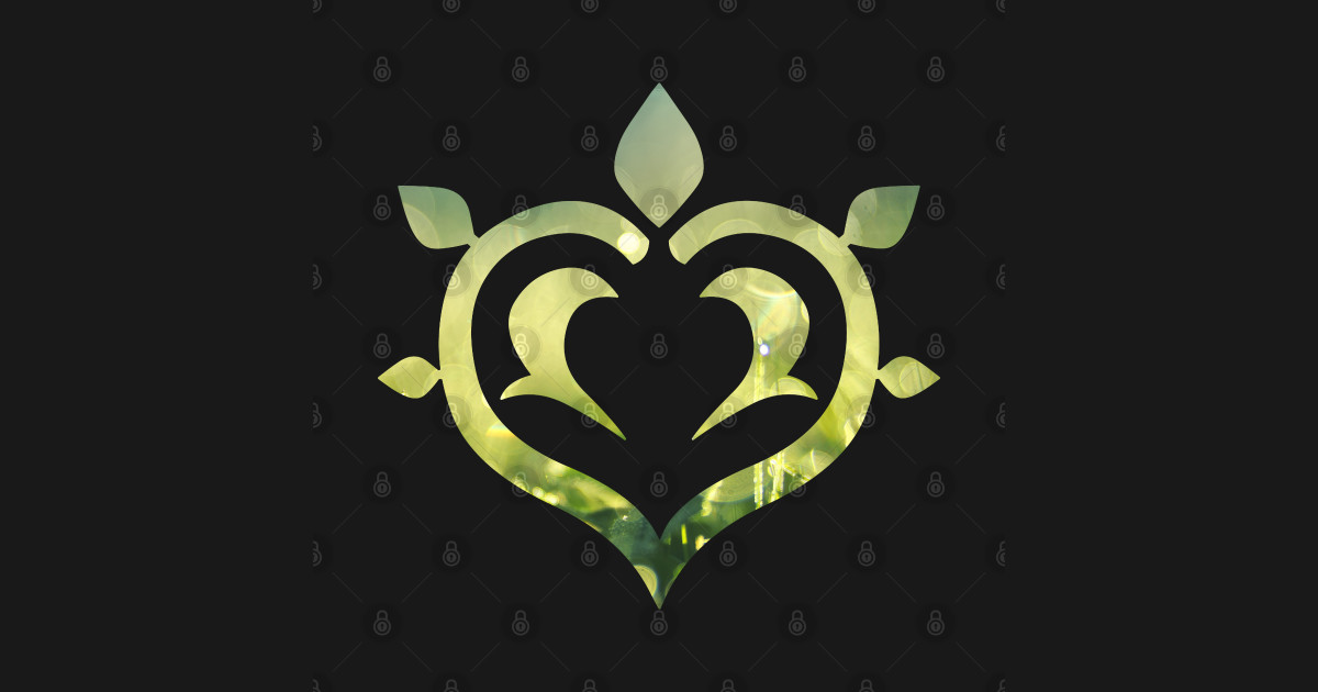 Dendro Symbol - Dendro - Sticker | TeePublic