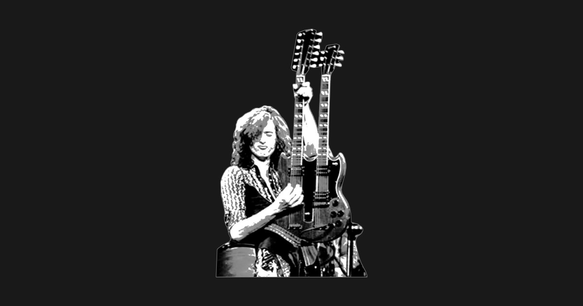 Jimmy Page Style - Jimmy Page - T-Shirt | TeePublic
