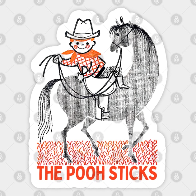 The Pooh Sticks - - Original Fan Art - The Pooh Sticks - Sticker ...