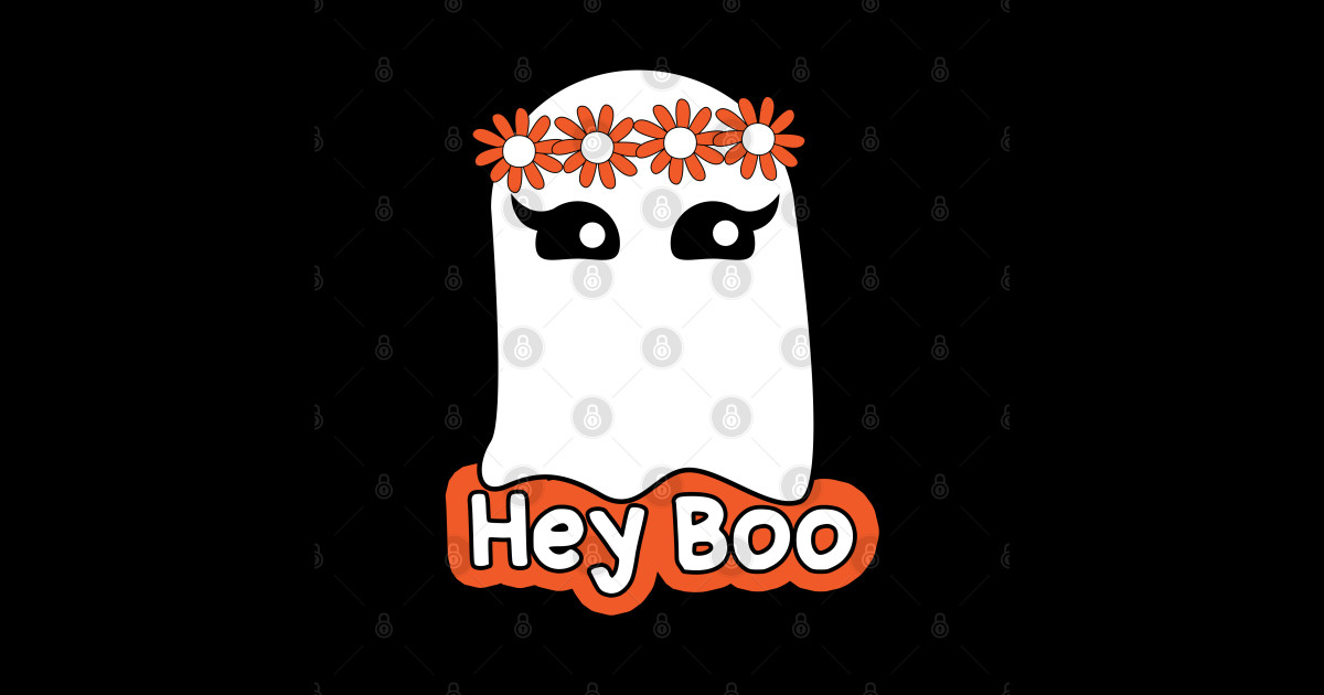 Hey Boo! - Halloween - Sticker | TeePublic