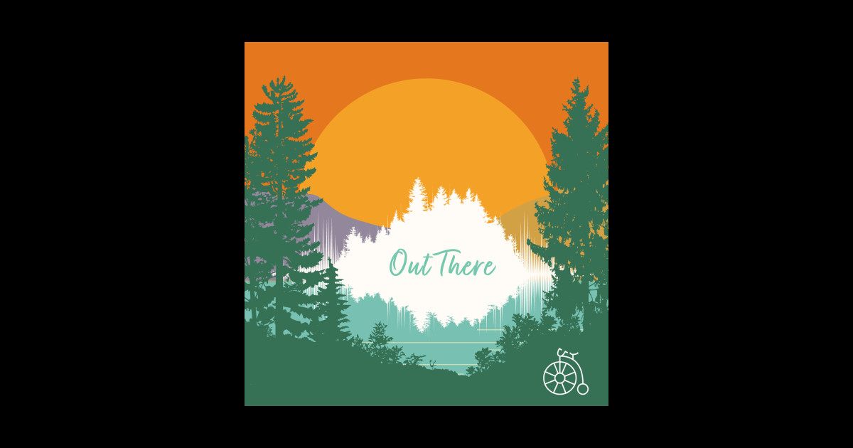 Out There Logo - Out There - Sticker | TeePublic