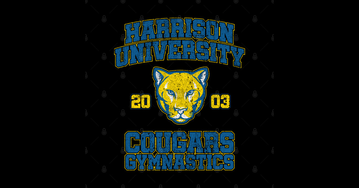 Harrison University Cougars Gymnastics - Old School - Old School ...