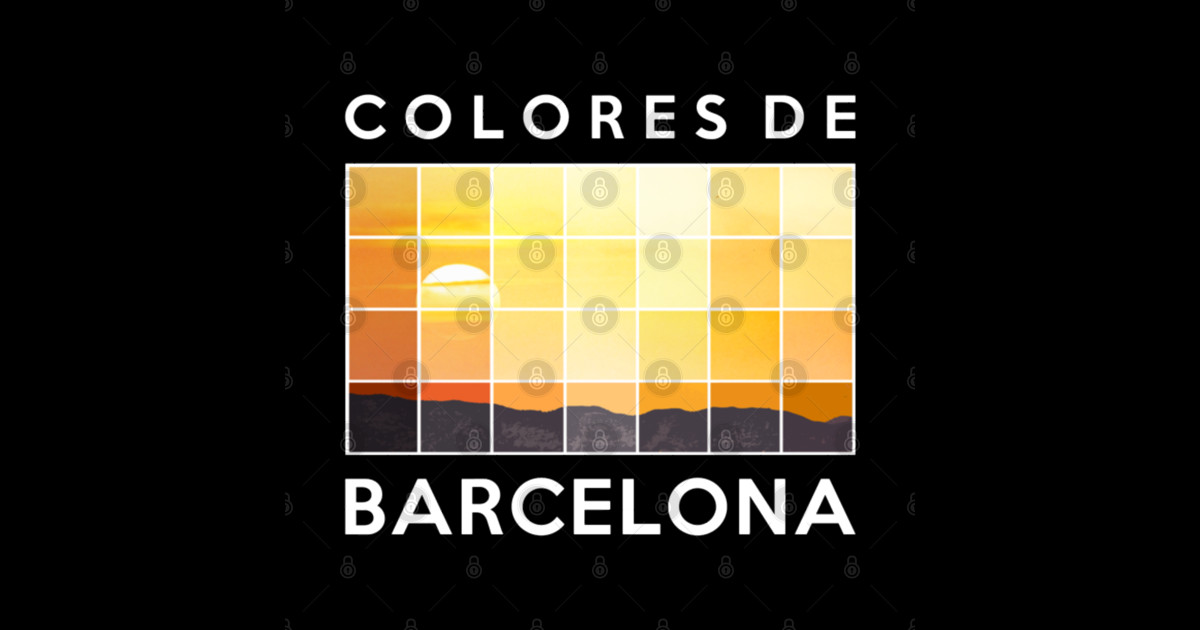 Barcelona Spain Sunset Color Palette - Barcelona Spain Sunset Color ...