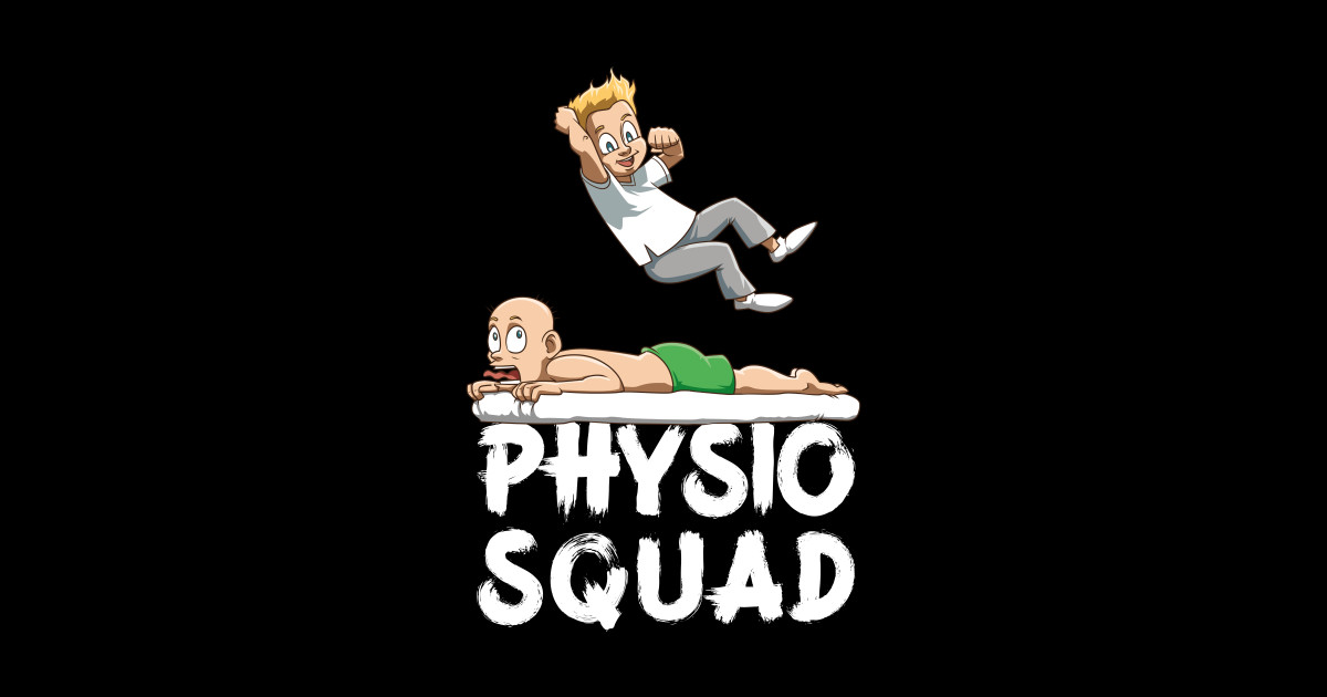 Wrestling physiotherapist Physio Squad - Physiotherapist - Sticker | TeePublic